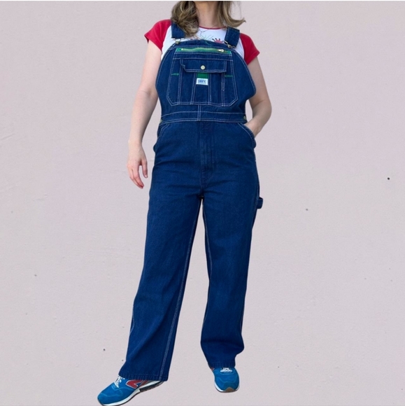 liberty | Jeans | Vintage Lady Liberty Dark Blue Overalls | Poshmark